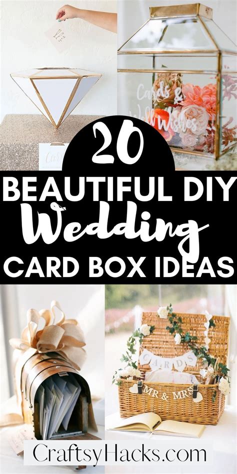 20 Diy Wedding Card Box Ideas For Your Special Day