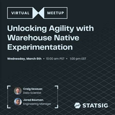Statsig On Linkedin Curious About Warehouse Native Experimentation And Its Applications Join…