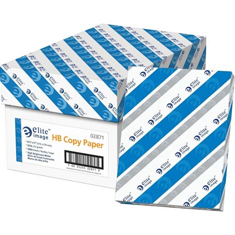 Elite Image Hb Copy Paper Letter 8 12 X 11 20 Lb Basis Weight