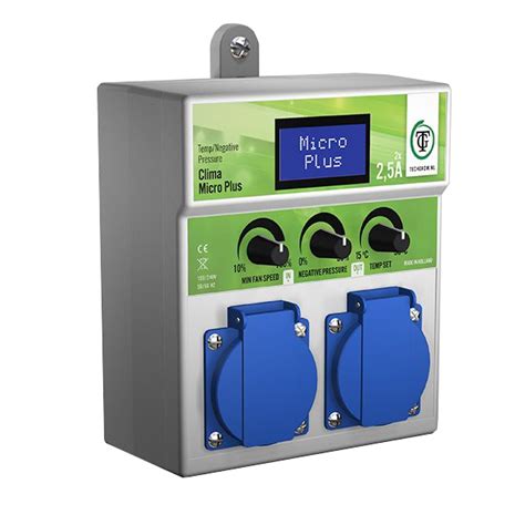 TechGrow Micro Plus Temp Negative Pressure Control X A EUGardencenter