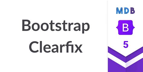 Bootstrap Clearfix Free Examples And Tutorial