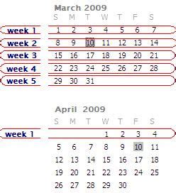 Daily Coding Blog Calculating Week Of The Month From A Given Date PHP
