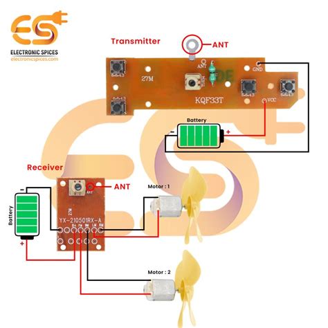 4ch Rc Remote Control 27mhz Circuit Pcb Transmitter 60 Off