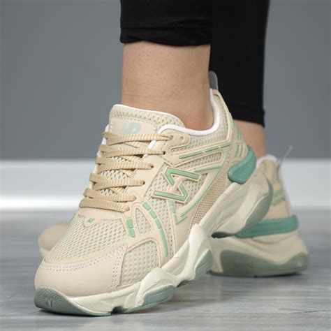 خرید و قیمت کتونی دخترانه نیوبالانس کرم سبز 1905