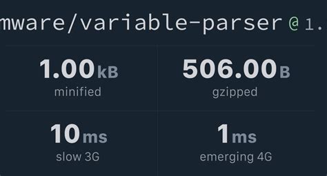 Tmwarevariable Parser V122 Bundlephobia