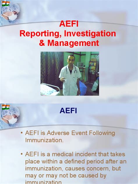 Aefi Reporting Investigation And Management Pdf Vaccines Medicine