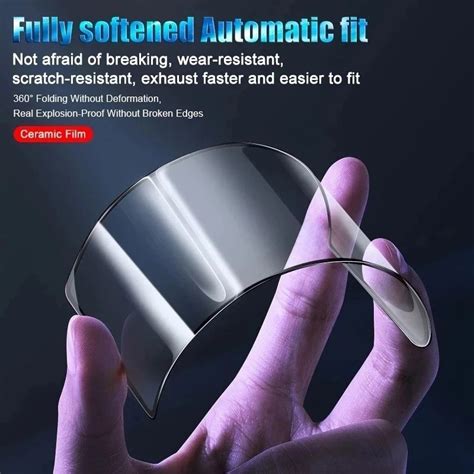 1 4pcs Ceramic Anti Spy Privacy Tempered Glass Matte Screen