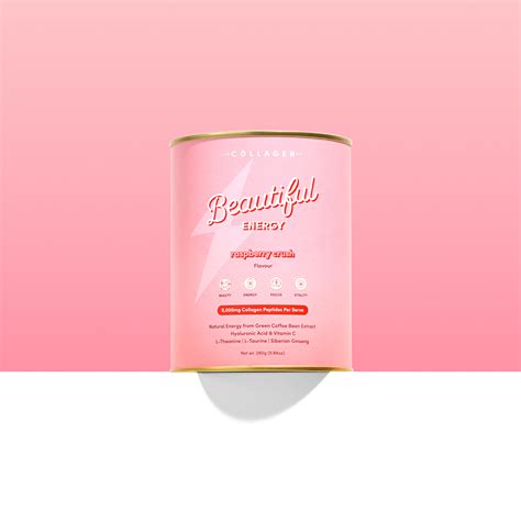 Raspberry Crush Beautiful Energy 280g The Collagen Co Nz
