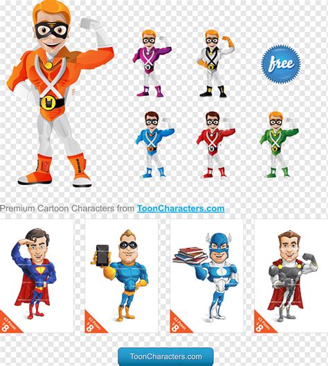 웃는 슈퍼 히어로 캐릭터 Png Pngwing