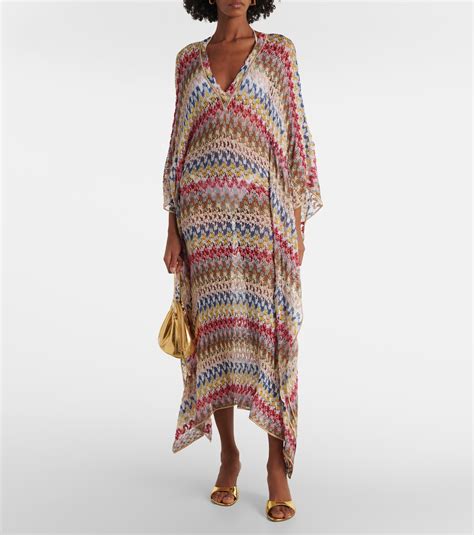 Zig Zag Beach Cover Up In Multicoloured Missoni Mytheresa
