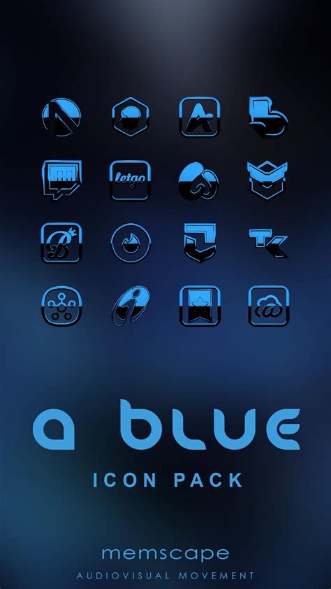 A Blue Icon Pack Latest Version 47 For Android