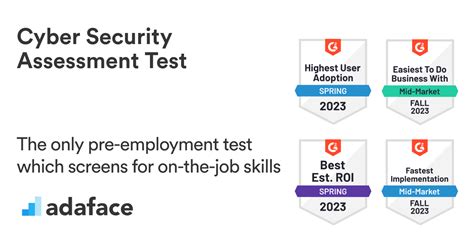 Cyber Security Assessment Test Candidate Screening Assessment Adaface