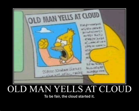 Angry Old Man Yelling 