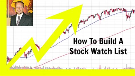 How To Build A Stock Watch List YouTube
