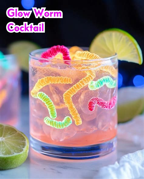 Mix 🌌 Glow Worm Cocktail A Glowing Electrifying Cocktail Thats