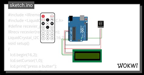 遥控器显示数字 Wokwi Esp32 Stm32 Arduino Simulator