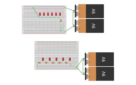 Circuit Design Bread Boards Tinkercad