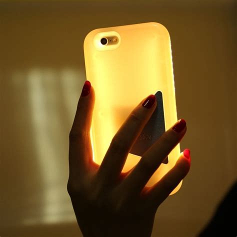 Light Sexy Apple IPhone 6 6S 46 LED Ultra Bright Selfie Dark Flash Light With Inbuilt