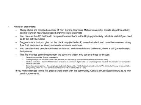 Cmu Computer Science Unplugged