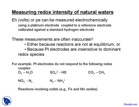 Measuring Geochemistry Lecture Slides Docsity