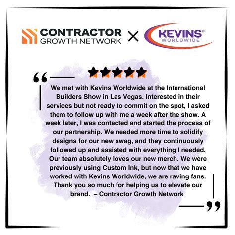 Kevins Worldwide On Linkedin Clienttestimony Branding Brandedmerch Promotionalproducts