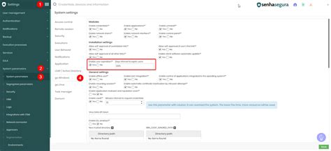 Installation Settings On Go Windows Enable User Expiration Epm Windows Segura Community