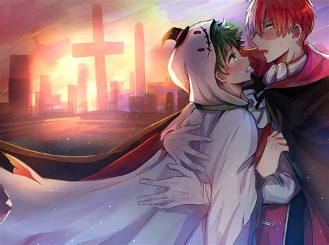 Fanart Tododeku Boku No Hero Academy Izuku Midoriya P Pixiv Todoroki Shouto My Hero