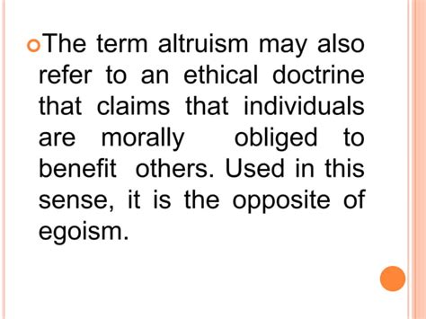 Altruism And Sex Roles By Raquel Dela Cruz Ppt