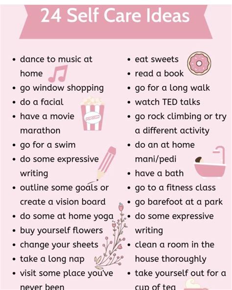101 Self Care Ideas You Will Love To Do In 2024 Artofit