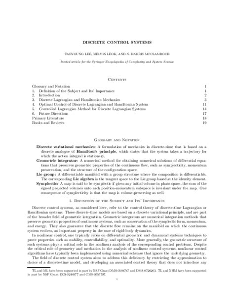 pdf discrete control systems