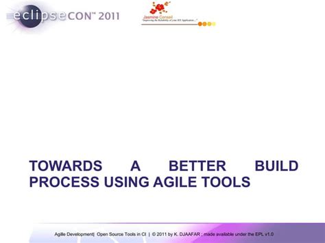 Presentation 1 Open Source Tools In Continuous Integration Environment