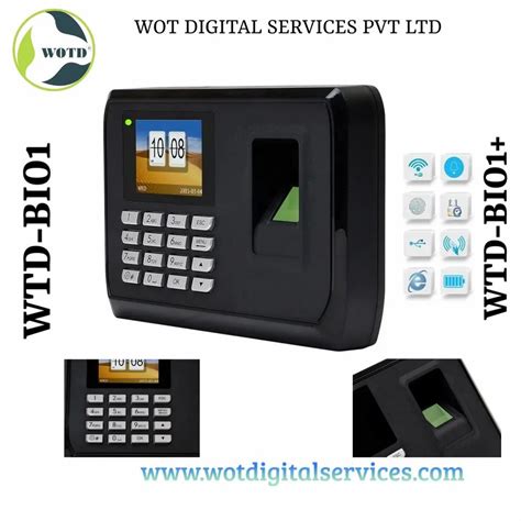 Wotd Wtd Bio1 Biometric With Access Control Broad Spectrum Frequency Hopping 160000 At ₹ 6200