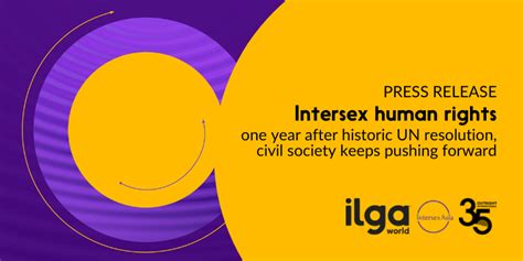 Intersex Human Rights One Year After Historic Un Resolution Civil Society Keeps Pushing