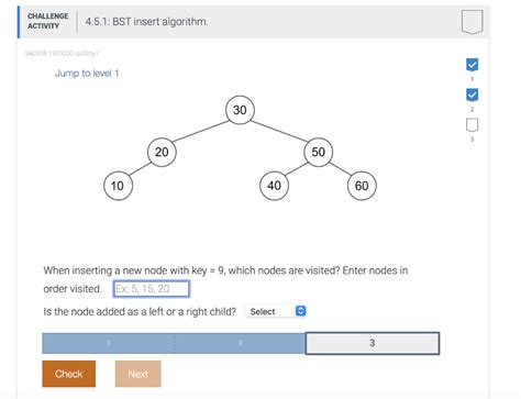 Solved Challenge Activity 451 Bst Insert Algorithm