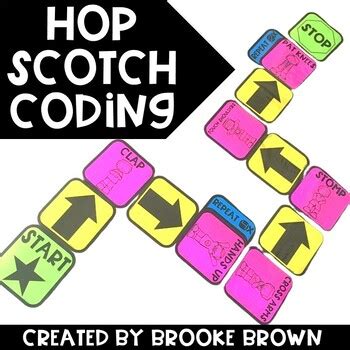 Hop Scotch Coding By Brooke Brown Teach Outside The Box TpT