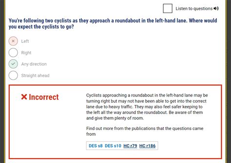 Why Is The Answer To This Roundabout Question Any Direction When You Can Only Turn Left At A
