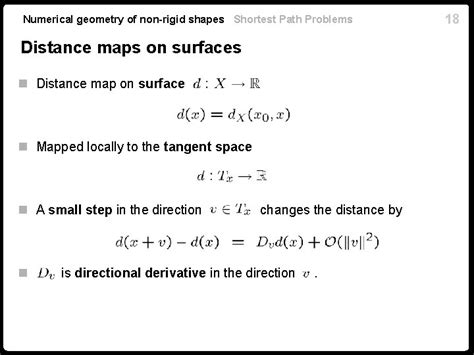 Numerical Geometry Of Nonrigid Shapes Shortest Path Problems