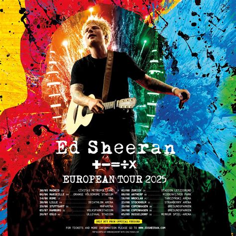 Ed Sheeran France 2025 Tournée Ed Sheeran 2025 Gkaaje