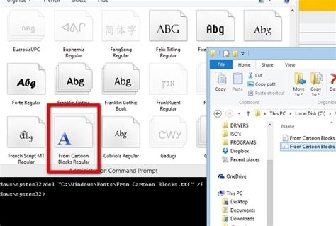 How To Remove Uninstall Font Via Script Or Batch File Programming Development