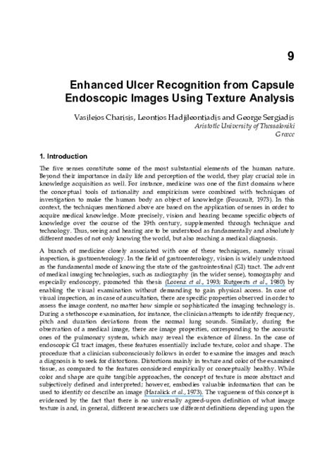 Pdf Enhanced Ulcer Recognition From Capsule Endoscopic Images Using