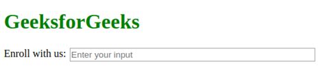 How To Put An Input Element On The Same Line As Its Label GeeksforGeeks