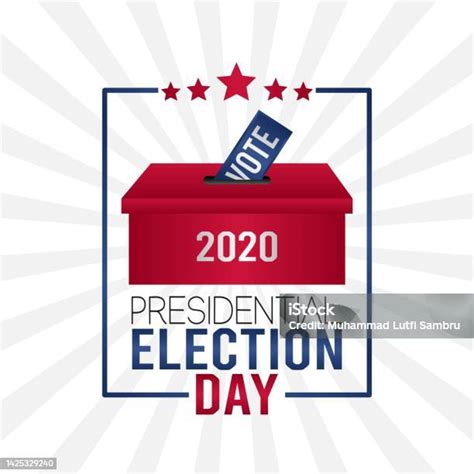 2022 미국 대통령 선거 배너 로고 디자인 벡터 일러스트레이션 흰색 배경에 고립되어 있습니다 Eps 10 2020년에 대한 스톡 벡터 아트 및 기타 이미지 Istock