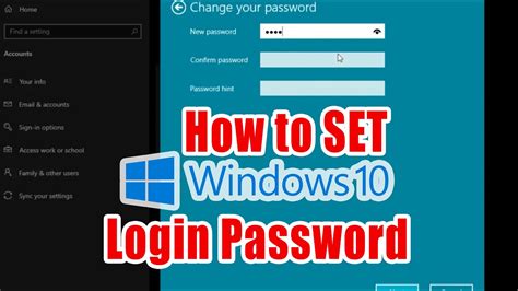 How To Set Windows Lock Screen Password YouTube