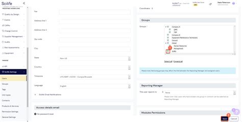 How Can I Assign Users To Groups Scilife