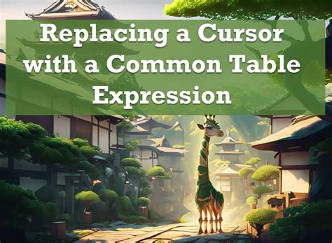 Alok Kumar Gupta On Linkedin Sql Server Replacing A Cursor With A