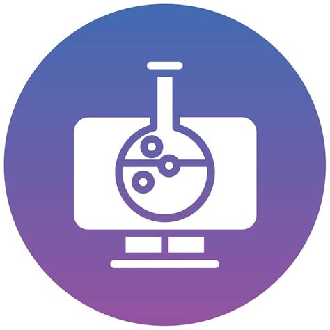 Premium Vector Virtual Lab Vector Illustration