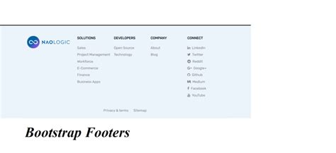 23 Bootstrap Footer Templates Demo Code