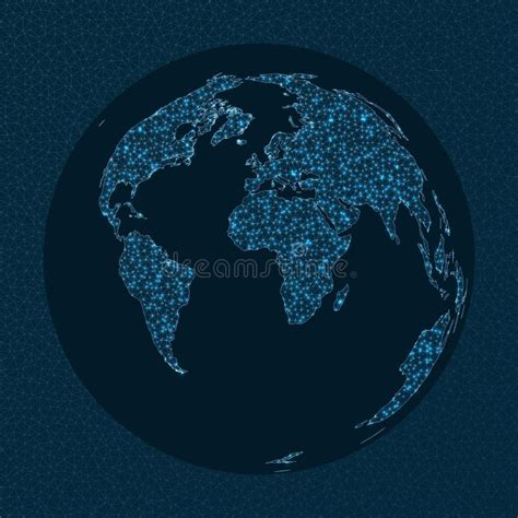 Abstract Telecommunication World Map Stock Vector Illustration Of National Border 175398219