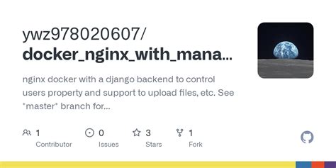 github ywz978020607 docker nginx with manage nginx docker with a django backend to control