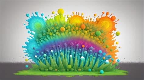 The Cellular Dance Abstract Biomorphic Shapes Highlighting Cellular Mitosis Premium Ai